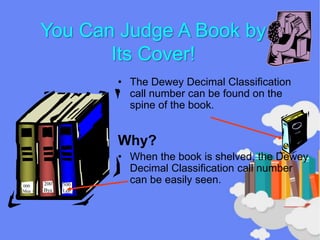 Dewey Decimal Classification System for Grade 3 | PPT