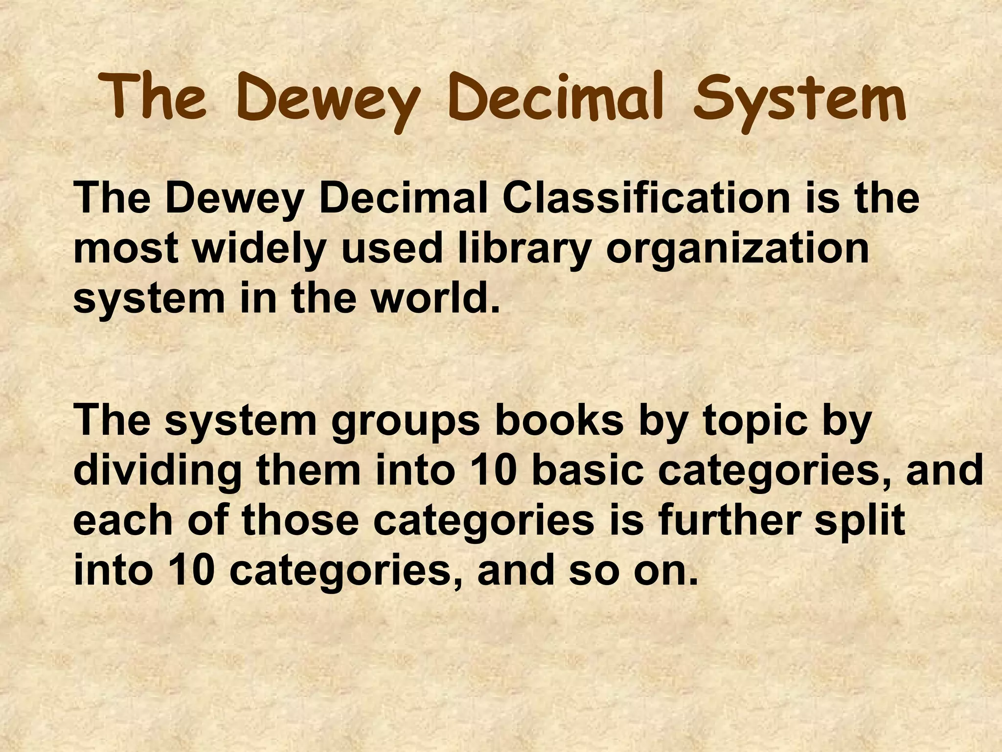 Dewey Decimal System Animated | PPT