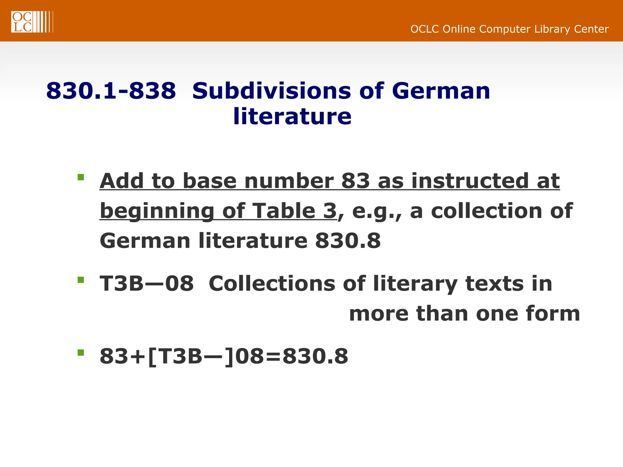DDC Shelf Numbers DDC Number Building for shelf arrangement | PPT