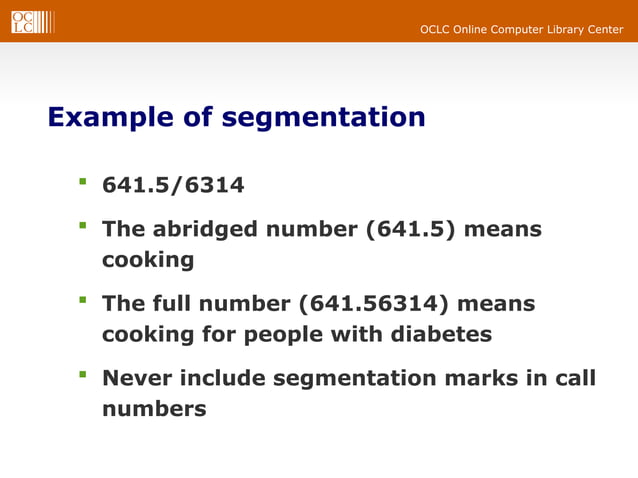 DDC Shelf Numbers DDC Number Building for shelf arrangement | PPT