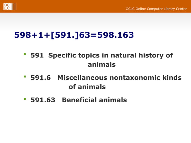 DDC Shelf Numbers DDC Number Building for shelf arrangement | PPT