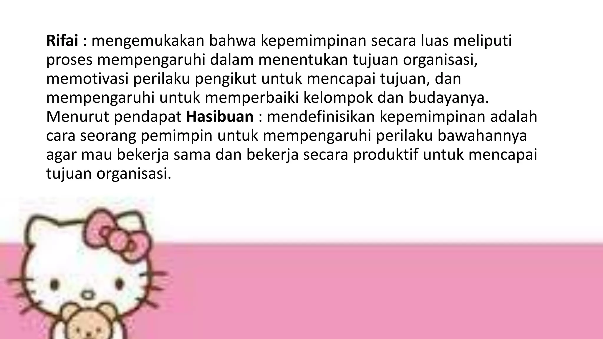 Dewi setya n (1961054) pengaruh gaya kepemimpinan terhadap kinerja karyawan ppt | PPT