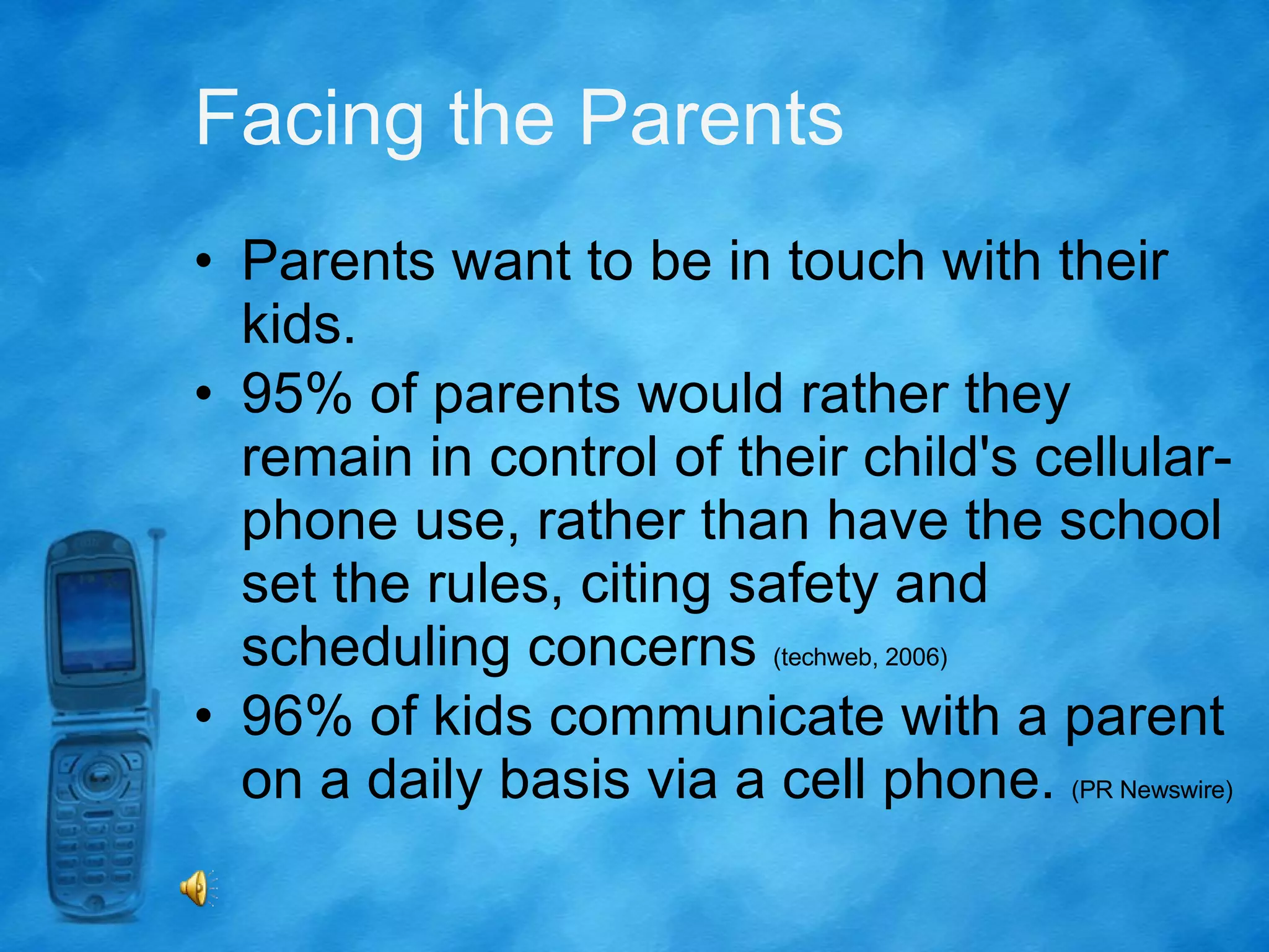 Cell Phones in the Classroom | PPT | Email | Internet
