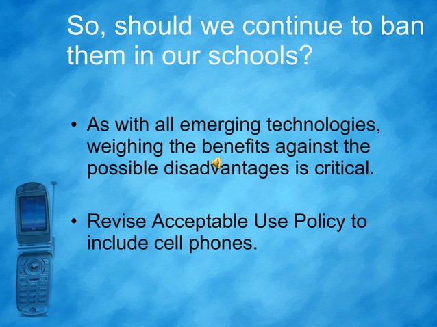 Cell Phones in the Classroom | PPT