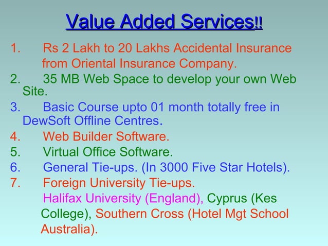 Dewsoft plan | PPT | Internet | Computing