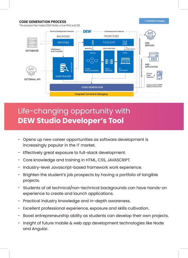 DewStudio Low Code Application Development Platform | PDF