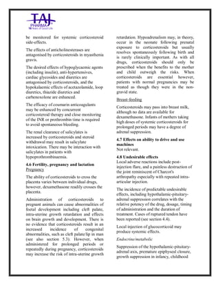 Dexamethasone Sodium Phosphate Injection USP Taj Pharma SmPC | PDF