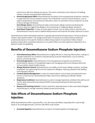 Dexamethasone Sodium Phosphate Injection USP 4mg-ml (8mg-2ml ...