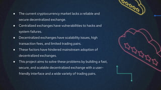 DEXIFY - MAJOR PROJECT PROGRESS PRESENTATION.pptx