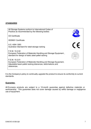Dexion pallet racking | PDF