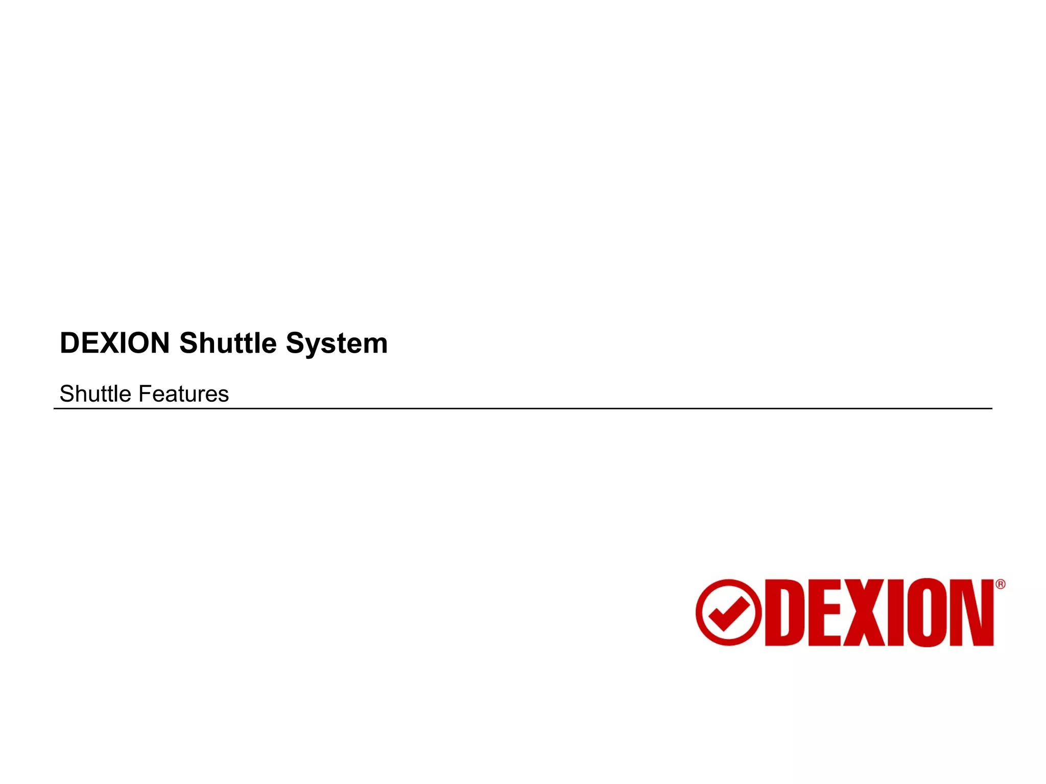 Dexion satelite system | PPT