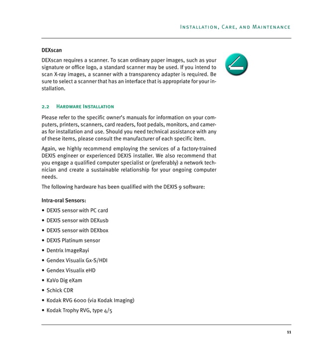 Dexis 9 user manual | PDF