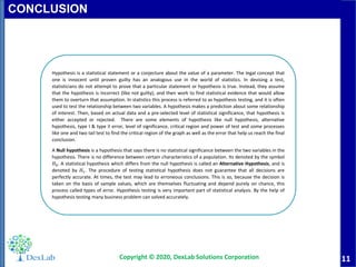 Basic of Statistical Inference Part-IV: An Overview of Hypothesis ...