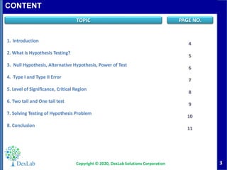 Basic of Statistical Inference Part-IV: An Overview of Hypothesis ...