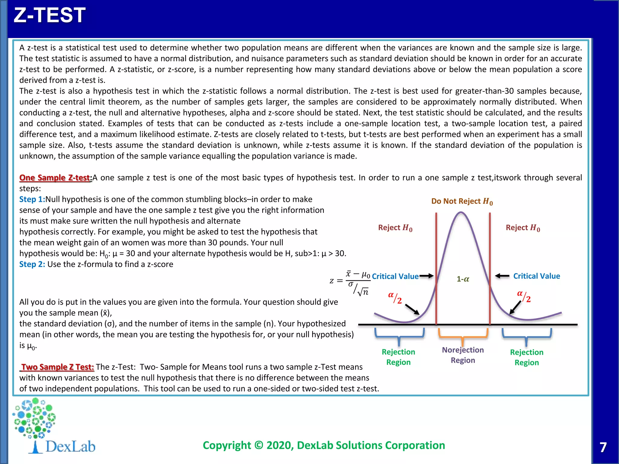 Basic of Statistical Inference Part-V: Types of Hypothesis Test ...
