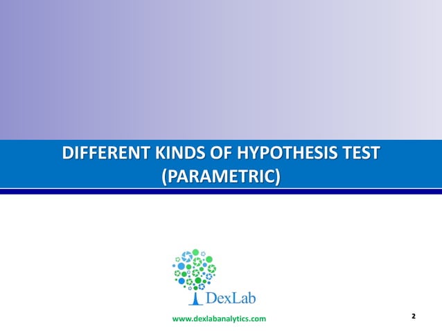 Basic of Statistical Inference Part-V: Types of Hypothesis Test ...