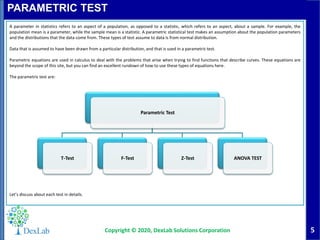 Basic of Statistical Inference Part-V: Types of Hypothesis Test ...