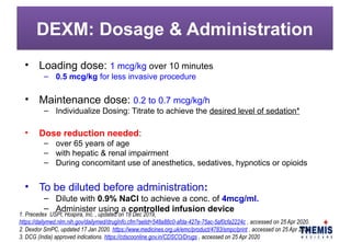 Dexmedetomidine- Pharmacokinetics and clinical Uses.pptx