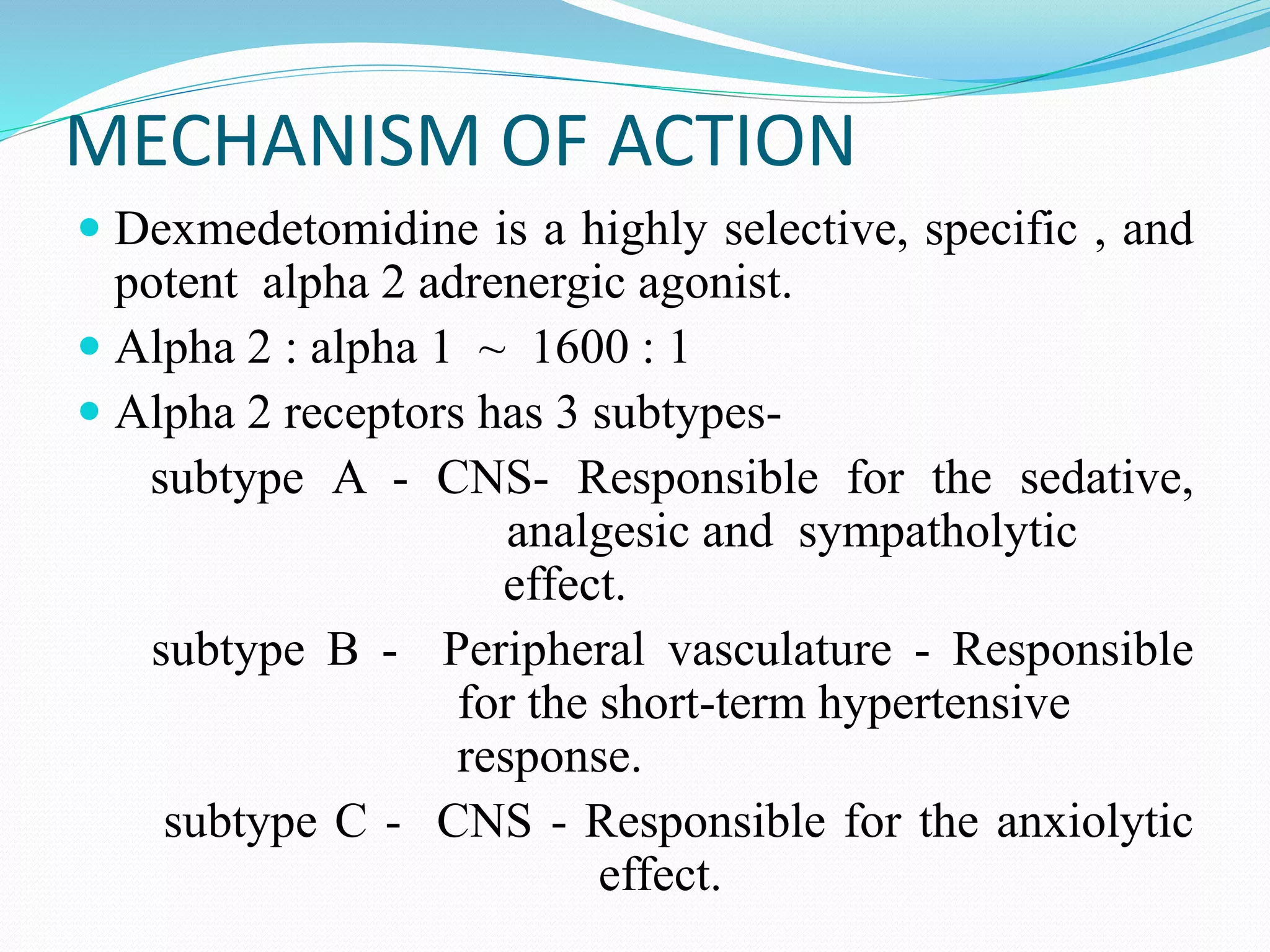 Dexmedetomidine | PPTX