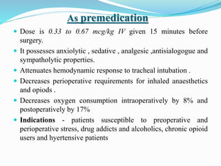Dexmedetomidine | PPTX