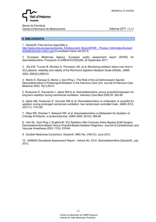 Dexmedetomidina definitivo | PDF