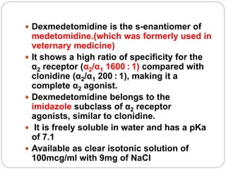 Dexmedetomidine | PPTX