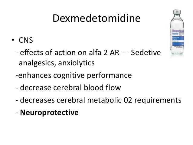 Dexmedetomidine A novel anesthetic agent