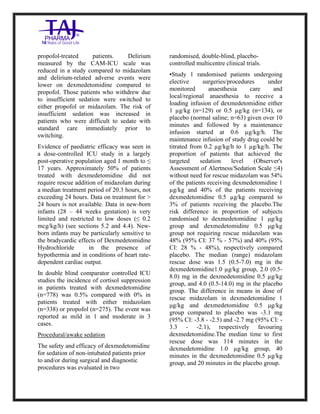 Dexmedetomidine HCl Injection Taj Pharma SmPC | PDF