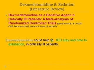 Dexmedetomidine in icu hashemian | PPT