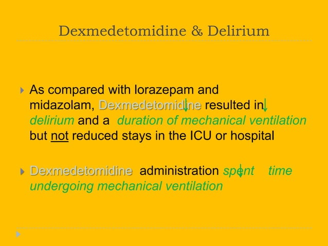 Dexmedetomidine in icu hashemian | PPT