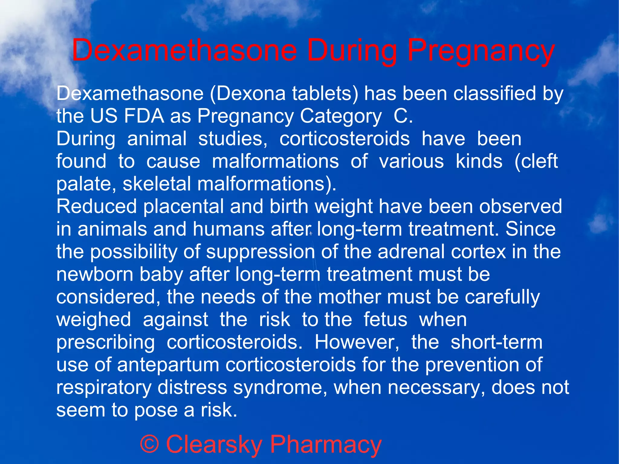 Generic Dexamethasone Tablets (Dexona) | PPT