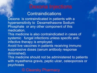 Dexona Injections (Dexamethasone Sodium Phosphate Injections) | ODP