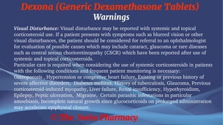 Dexona (Generic Dexamethasone Tablets) | PDF