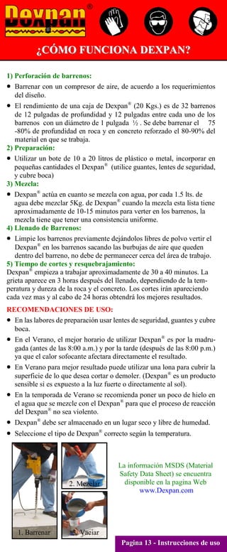 Dexpan catalog spanish | PDF