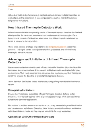 Dexter Research: An Introduction to Thermopile Detectors | PDF