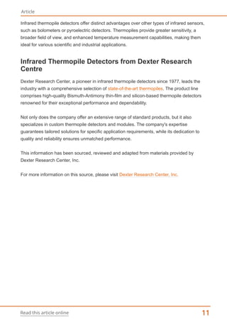 Dexter Research: An Introduction to Thermopile Detectors | PDF