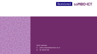 'Onderwijslogistiek is hersengymnastiek' - Edith Hofstede & Leo Bakker ...