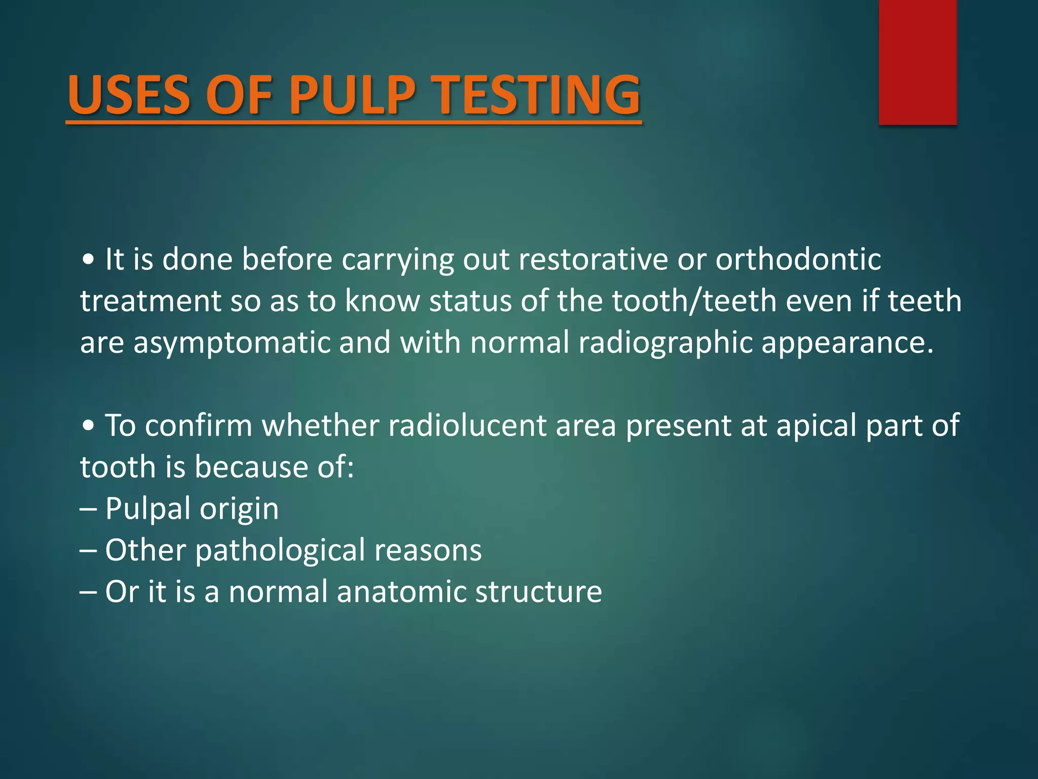 PULP VITALITY TEST.pptx