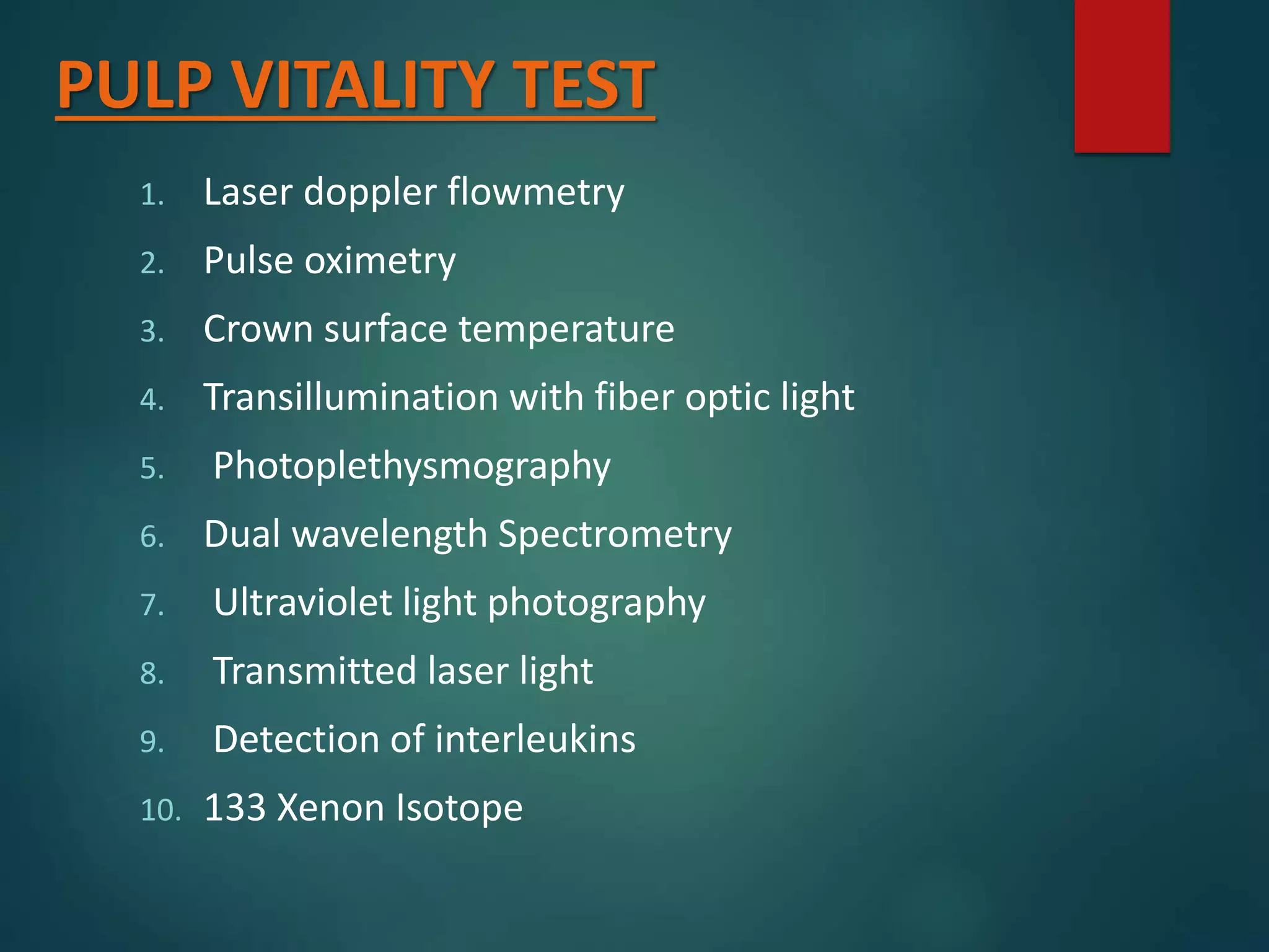 PULP VITALITY TEST.pptx