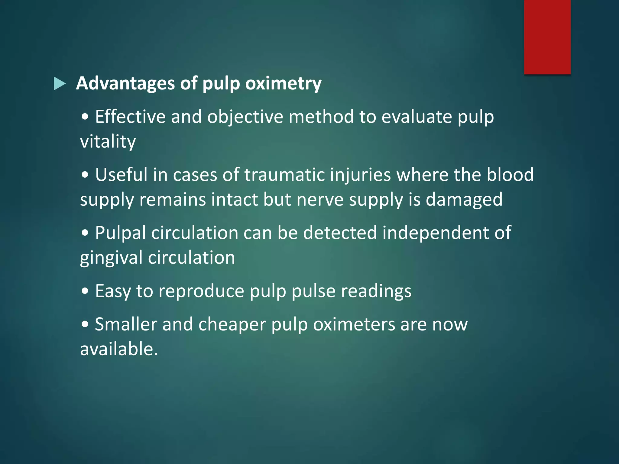 PULP VITALITY TEST.pptx | Dental Health | Diseases and Conditions