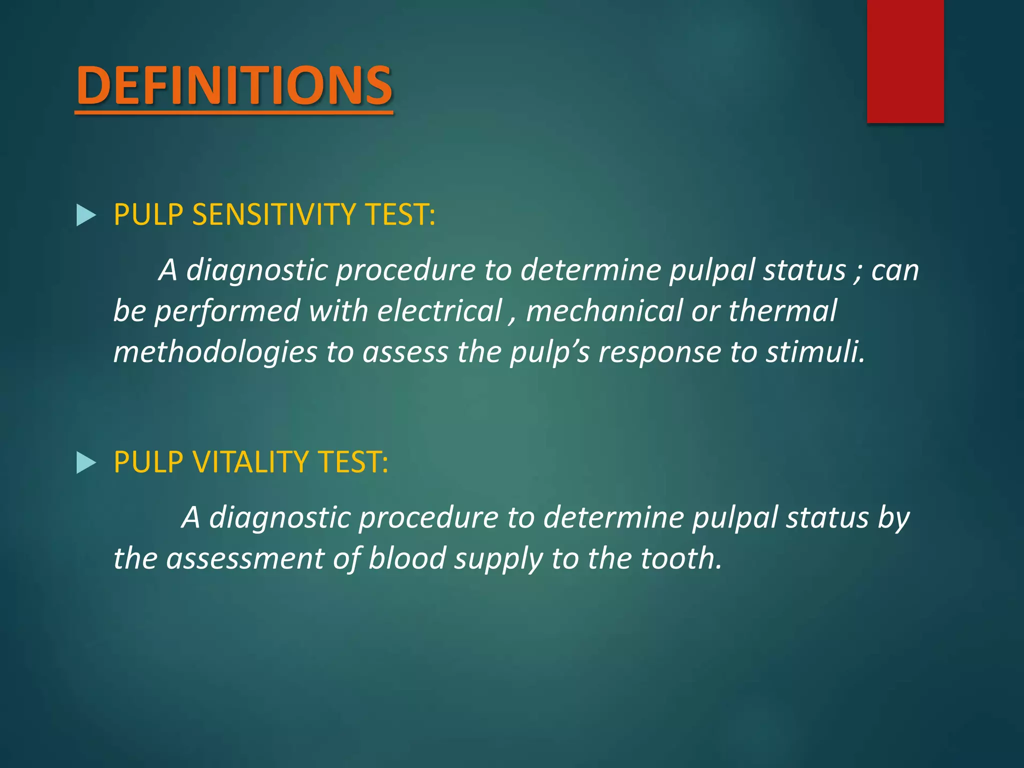 PULP VITALITY TEST.pptx