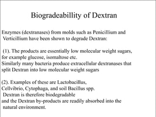 Dextran presentation | PPTX
