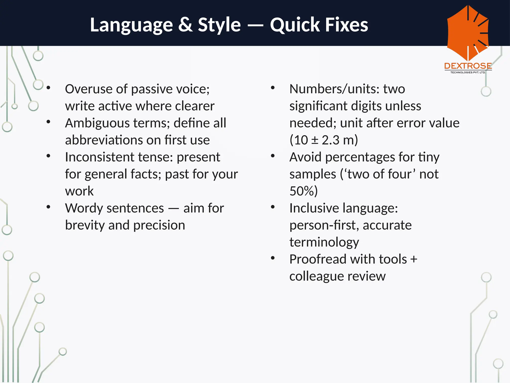 Scientific Writing Seminar Redesigned | PPTX
