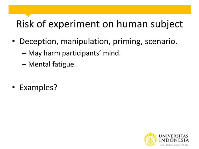 Debriefing in online experiment | PPTX