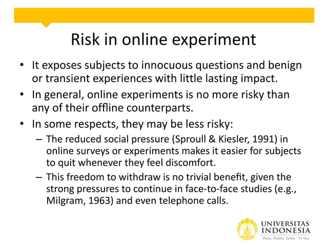 Debriefing in online experiment | PPTX