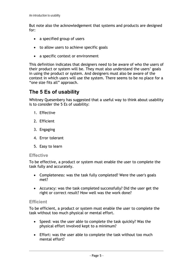 Dey alexander usability_training_notes_01 | PDF | Internet for ...