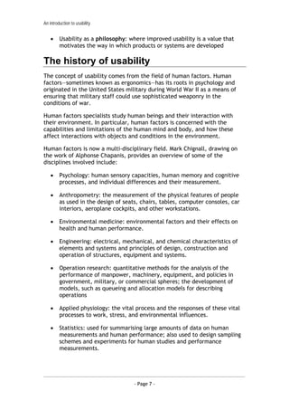 Dey alexander usability_training_notes_01 | PDF | Internet for ...