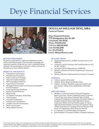 Deye Financial Services | PDF