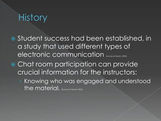 Chat room study sessions | PPTX
