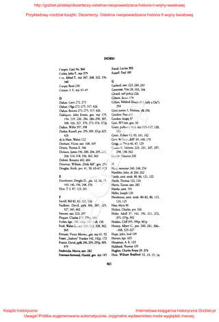 Dezerterzy ostatnia-nieopowiedziana-historia-ii-wojny-swiatowej | PDF